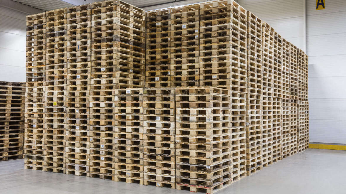 Pallets in balans